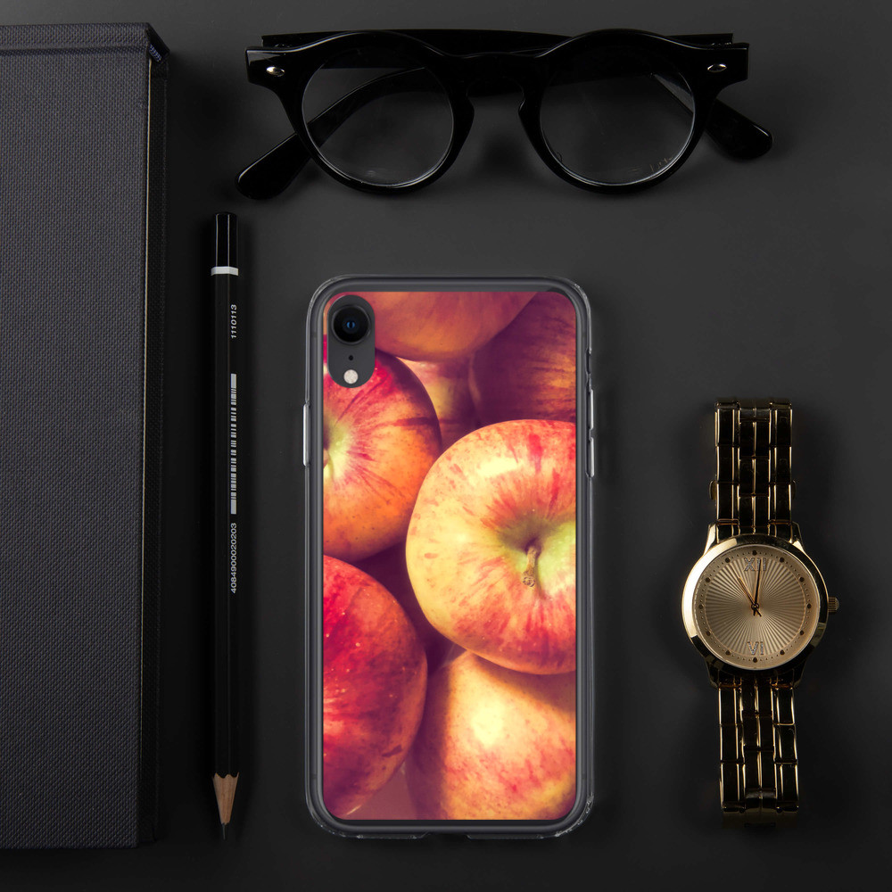 Luminous Red Apples iPhone Case